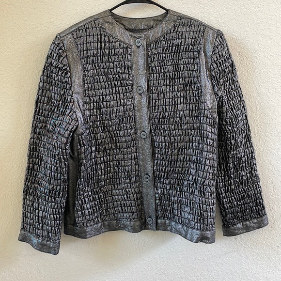 Gene Ewing Bis | Jackets & Coats | Vintage Gene Ewing Bis Metallic ...
